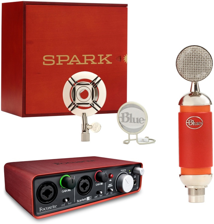 Blue Microphones Spark and Scarlett 2i2 Bundle | Sweetwater