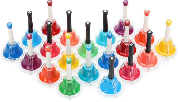 Rhythm Band RB117EX KidsPlay 20-note Combined Hand/Desk Bell Set ...