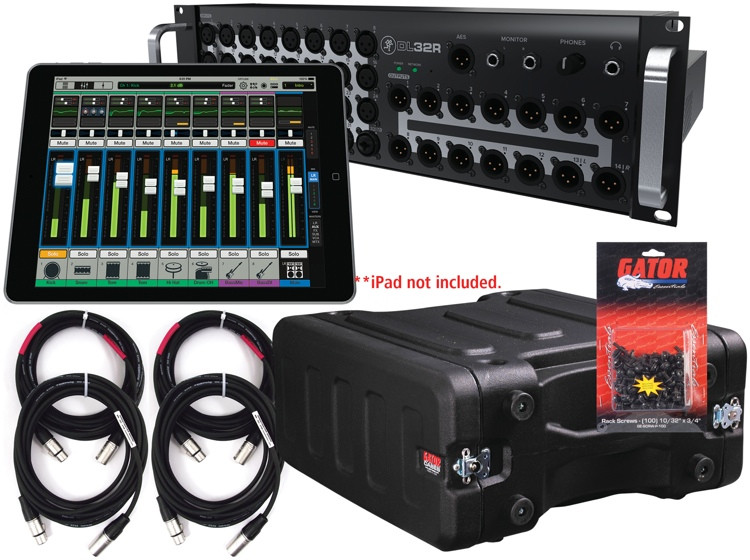 Mackie DL32R 32-channel Digital Rackmount Mixer Package | Sweetwater