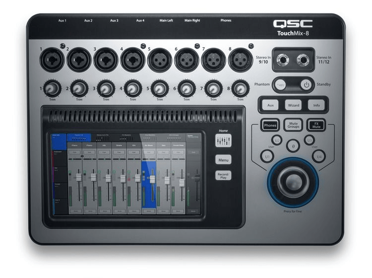 QSC TouchMix-8 Touchscreen Digital Mixer | Sweetwater