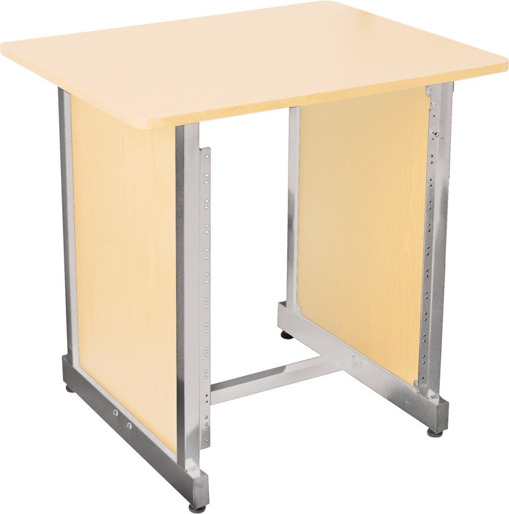 On-Stage WSR7500 Rack Cabinet - Maple / Gray Steel | Sweetwater