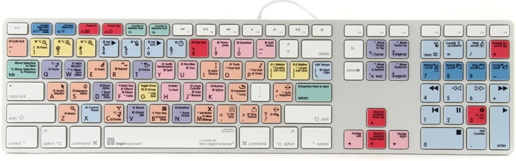 LogicKeyboard Advance Line Mac Keyboard - MOTU Digital Performer ...
