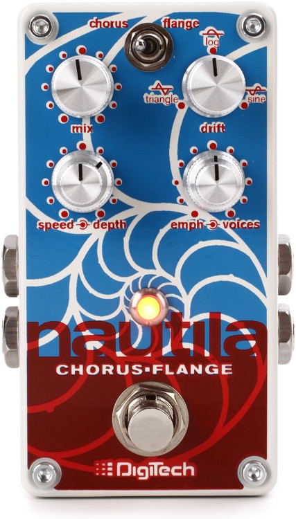 DigiTech Nautila Digital Chorus and Flanger Pedal Reviews | Sweetwater