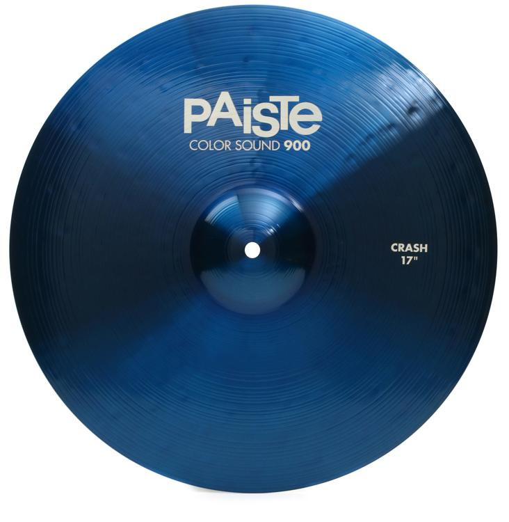 Paiste 17 inch Color Sound 900 Blue Crash Cymbal | Sweetwater