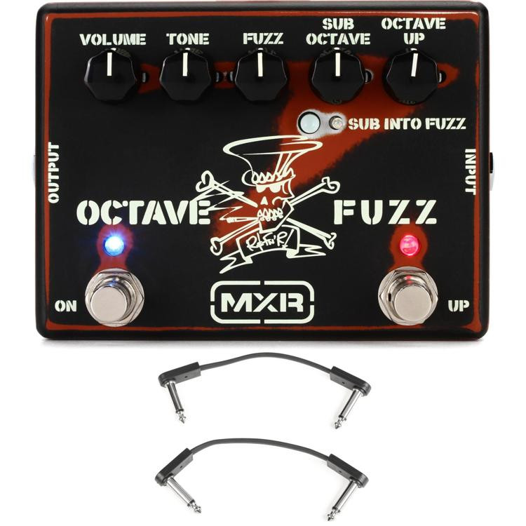 MXR Slash Octave Fuzz Pedal with 3 Patch Cables | Sweetwater