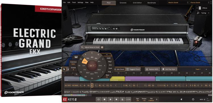 Toontrack Electric Grand EKX Expansion for EZkeys 2 | Sweetwater