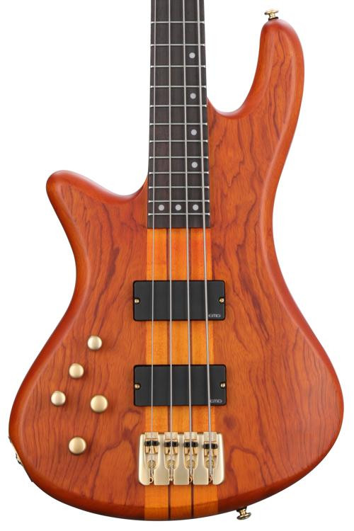 Schecter Stiletto Studio-4 Left-handed Bass Guitar - Honey Satin ...
