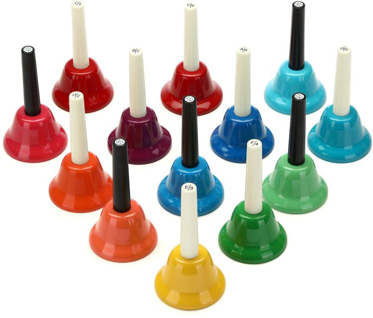 Rhythm Band RB118 KidsPlay 13-note Handbell Set | Sweetwater