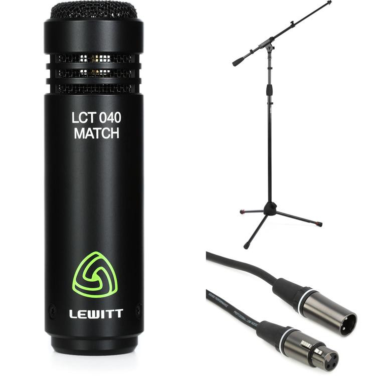Lewitt LCT 040 MATCH Small-diaphragm Condenser Microphone With Stand ...