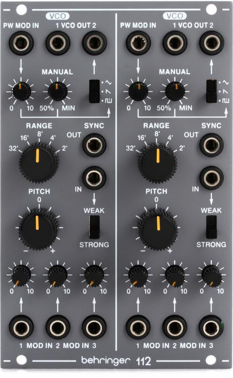 Behringer 112 Dual VCO Eurorack Module | Sweetwater