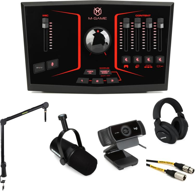 M-Game Solo Mixer Streaming Bundle | Sweetwater
