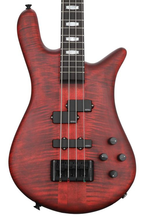 Spector Euro 4 LX Bass Guitar - Black Cherry Matte - Sweetwater Exclusive
