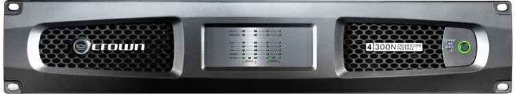 Crown DCi 4|300N Networked Power Amplifier | Sweetwater
