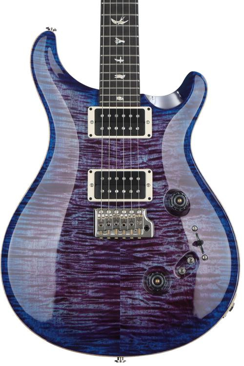 PRS Custom 24-08 - Violet Blue Burst with Pattern Thin Neck | Sweetwater