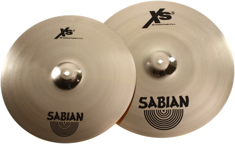 Sabian Xs20 dB Crash Pack - 16", 18" - Brilliant Finish | Sweetwater