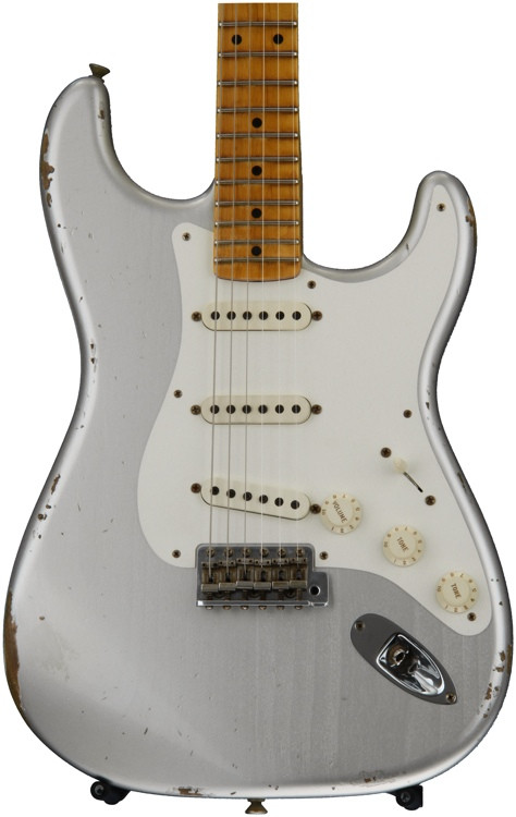 Fender Custom Shop 1957 Strat Relic - Inca Silver | Sweetwater