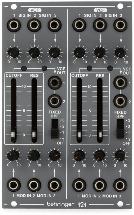 Behringer 121 Dual VCF Eurorack Module | Sweetwater