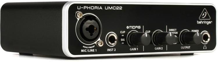 Behringer U-Phoria UMC22 | Sweetwater