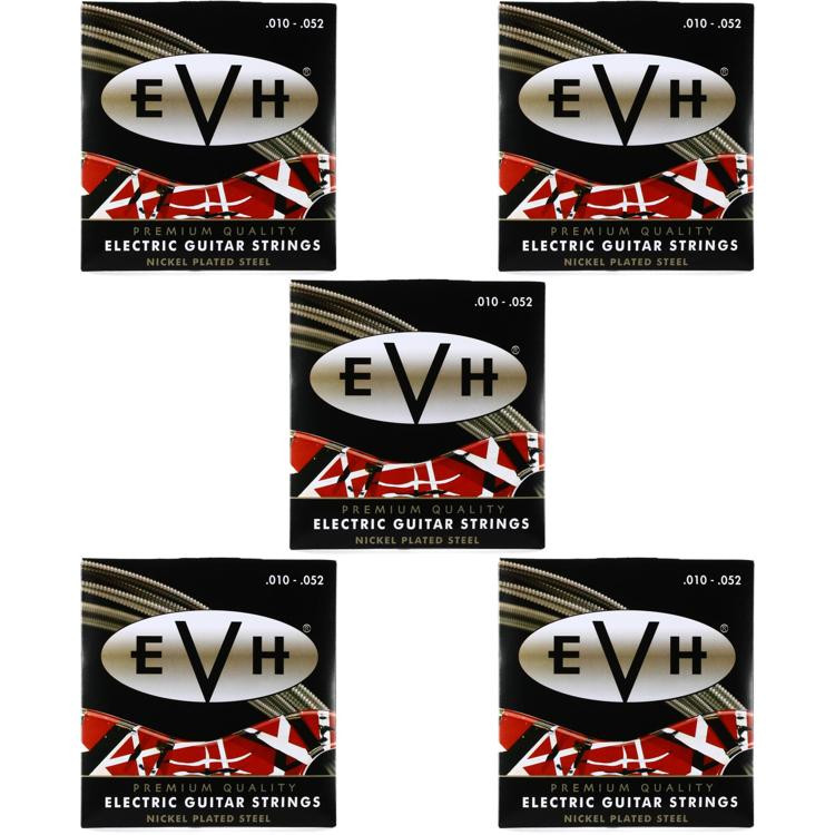 EVH Premium Electric Guitar Strings - .010 -.052 (5-Pack) | Sweetwater