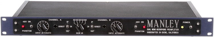 Manley Dual Mono Microphone Preamplifier | Sweetwater
