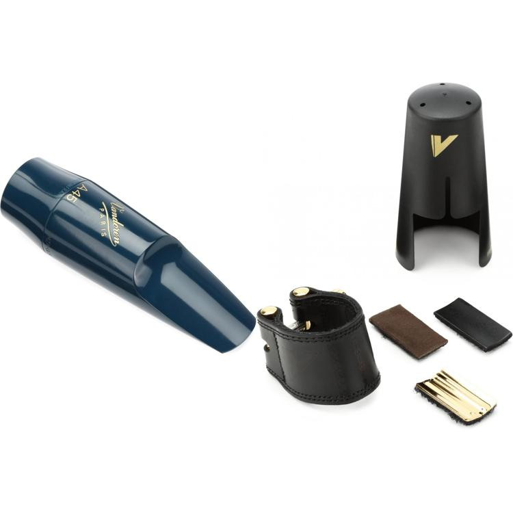 Vandoren SM602 Blue Jumbo JAVA Alto Saxophone Mouthpiece and Leather ...