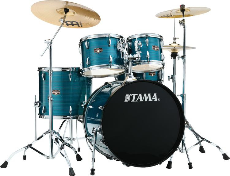 Tama Imperialstar Complete Drum Set - 5-piece - 22" Kick - Hairline ...