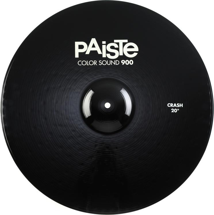 Paiste 20 inch Color Sound 900 Black Crash Cymbal | Sweetwater