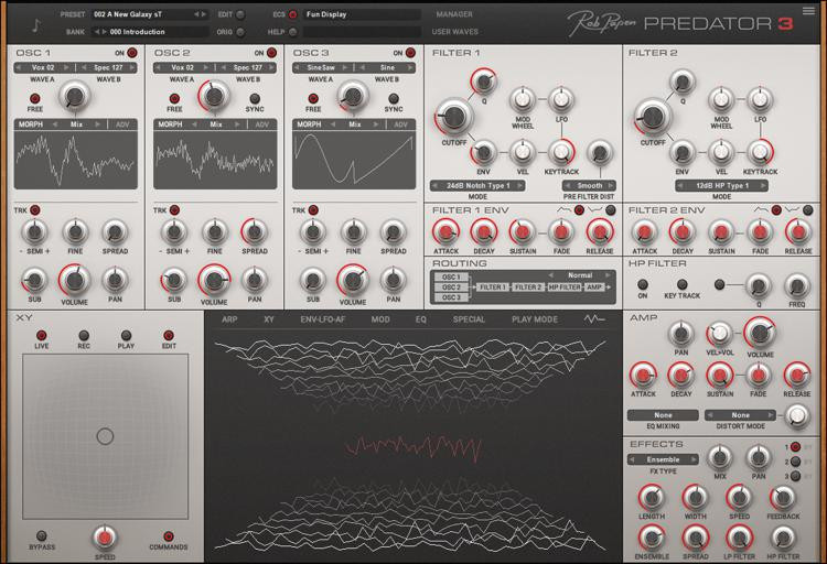 Rob Papen Predator 3 Analog-style Virtual Synthesizer Plug-in | Sweetwater