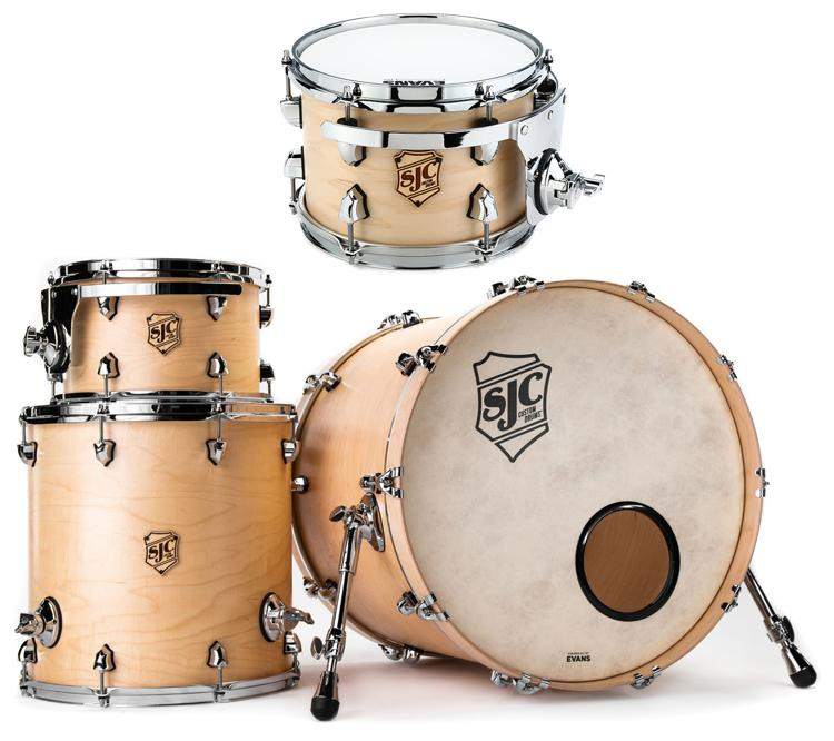 SJC Custom Drums Tour Series 4-piece Shell Pack (Dual Rack Tom ...