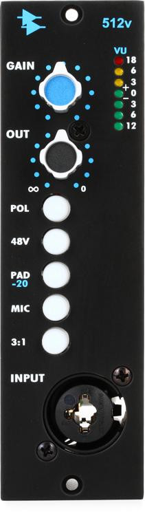 API 512V 500 Series Discrete Microphone Preamp Reviews | Sweetwater