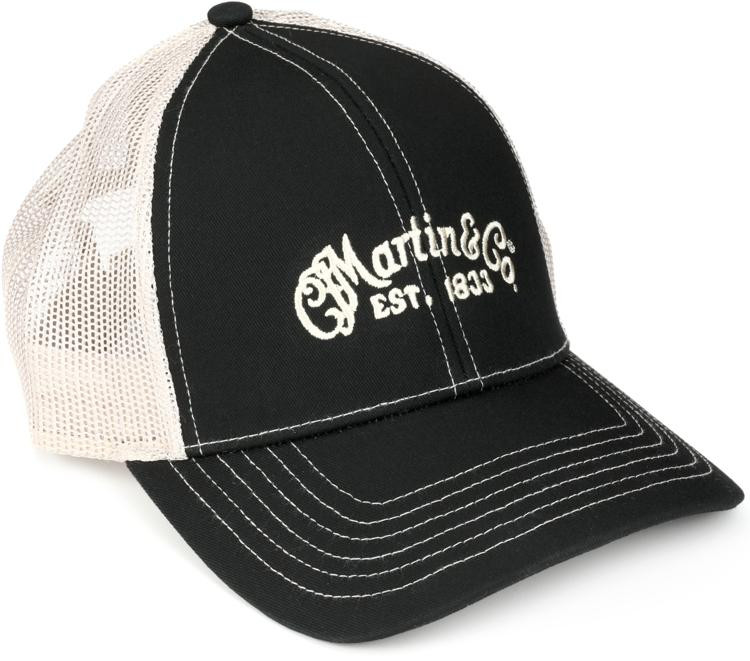 Martin Trucker Hat, Blk/Tan | Sweetwater