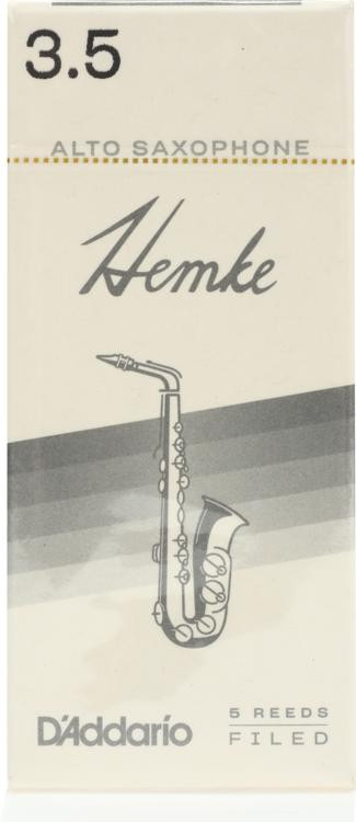 D'Addario RHKP5ASX350 - Frederick L. Hemke Alto Saxophone Reeds - 3.5 ...