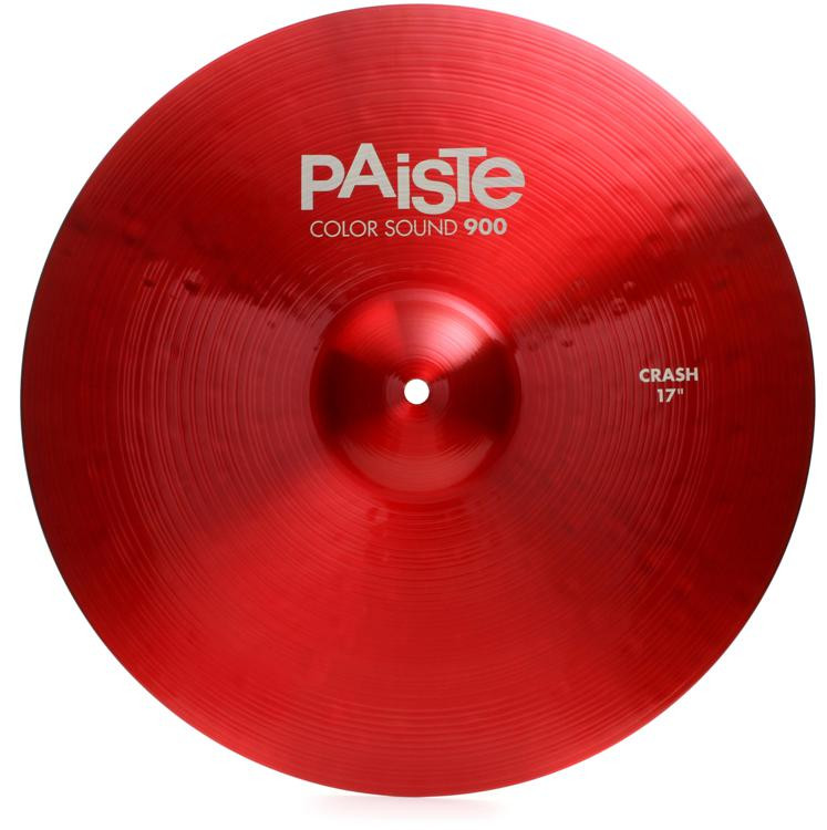 Paiste 17 inch Color Sound 900 Red Crash Cymbal | Sweetwater