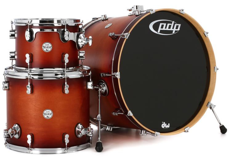 PDP Concept Maple Shell Pack - 3-piece - Satin Tobacco Burst Reviews ...