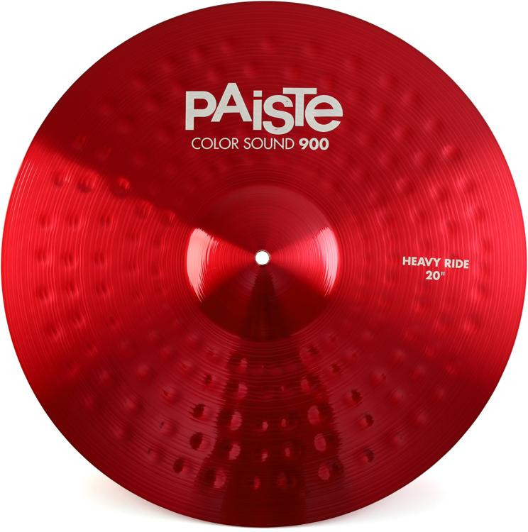 Paiste 20 inch Color Sound 900 Red Heavy Ride Cymbal | Sweetwater