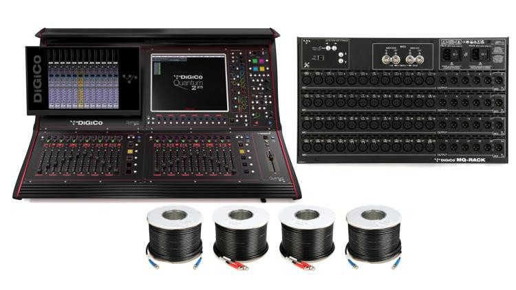 DiGiCo Quantum 225 MADI Bundle - Install Package with Waves Card ...