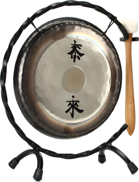 Paiste 7 inch Deco Gong Set - with Floor Stand | Sweetwater