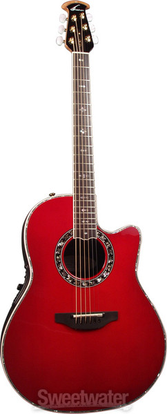 Ovation Custom Legend Contour LX - Black Cherry Burst | Sweetwater