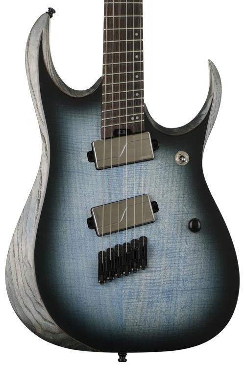 Ibanez Axion Label RGD61ALMS - Cerulean Blue Burst Low Gloss | Sweetwater