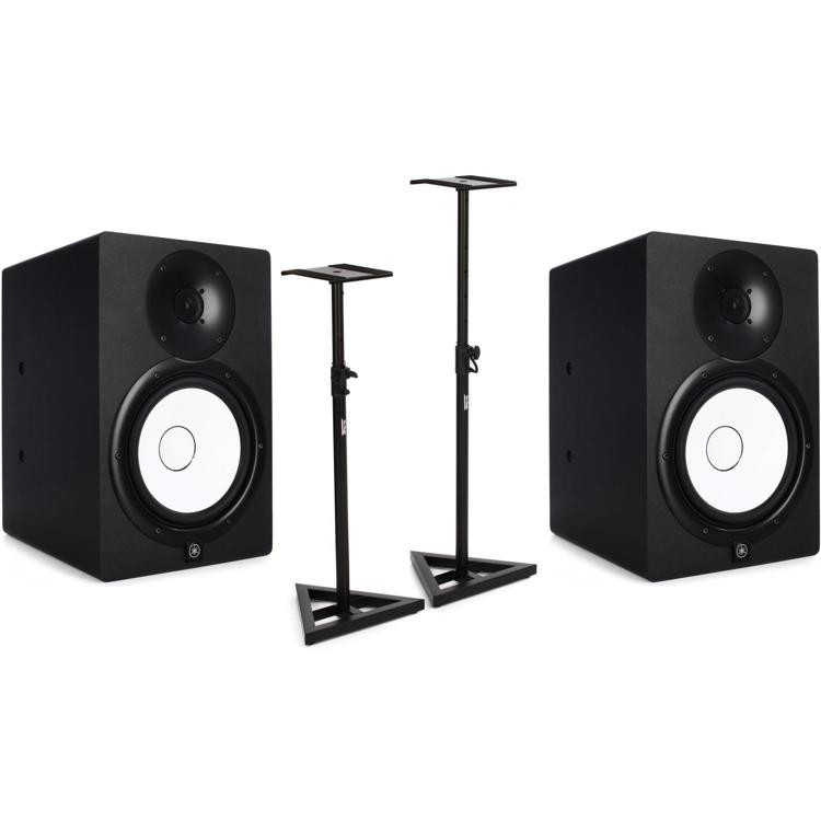 Yamaha HS8i 8-inch Powered Studio Monitor Pair with Stands | Sweetwater
