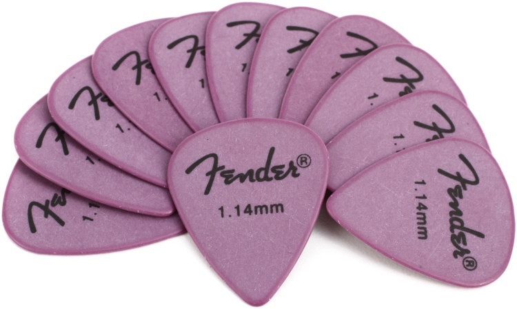 Fender 351 Touring Guitar Picks 12-pack Extra Heavy Purple 1.14 mm ...