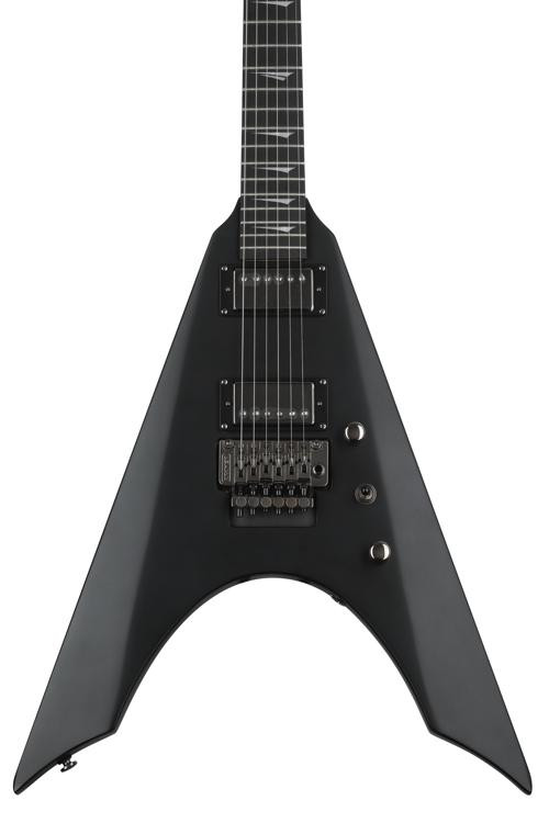Kramer Nite-V Floyd Rose Electric Guitar - Satin Black | Sweetwater