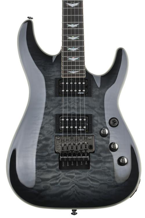 Schecter Omen Extreme-6 FR Electric Guitar - See-Thru Black | Sweetwater