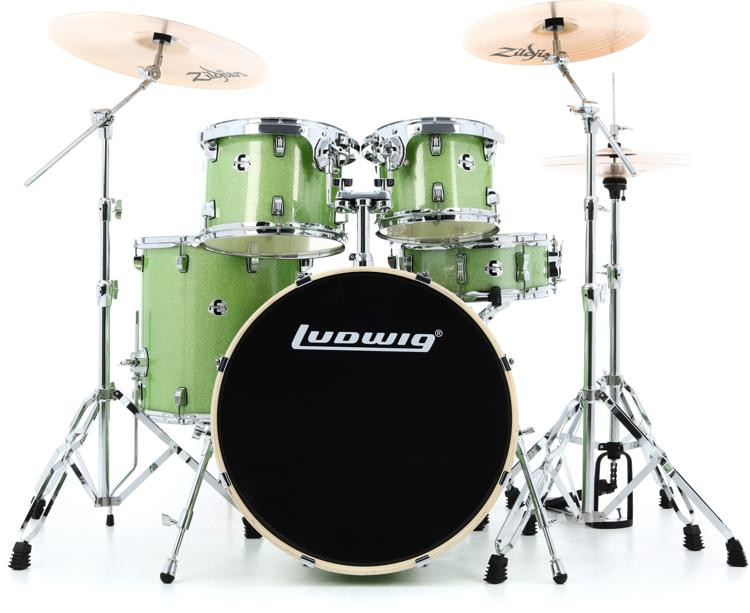 Ludwig Element Evolution 5-piece Drum Set with Zildjian Cymbals - Mint ...