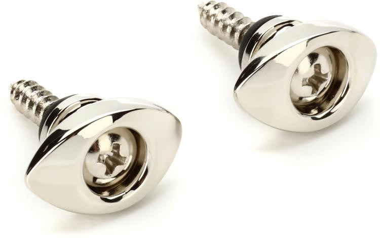 D'Addario Elliptical End Pins - Chrome | Sweetwater