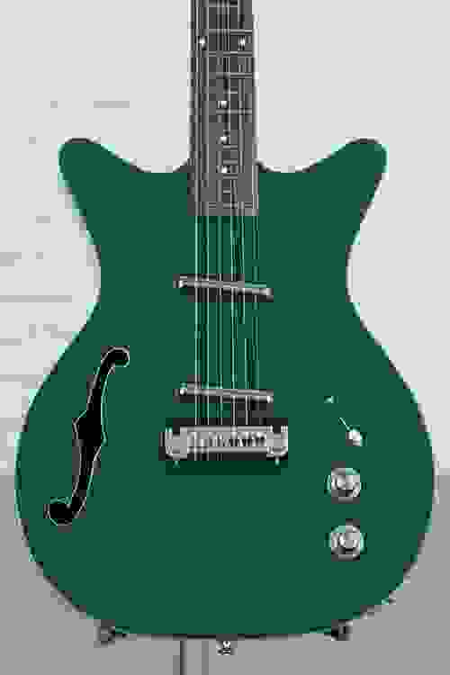 Danelectro Fifty Niner DC Semi-hollowbody Electric Guitar - Jade Top ...