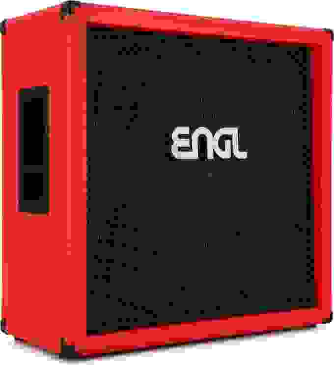 ENGL Amplifiers E412VGB 4 x 12-inch Speaker Cabinet - Red Tolex ...