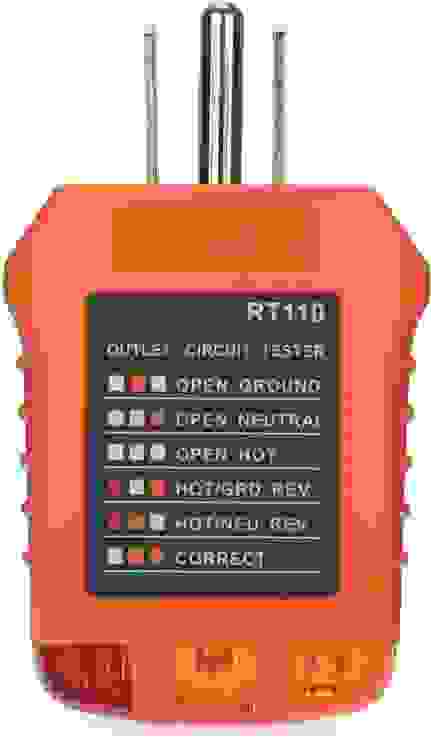 Klein Tools RT110 Power Outlet Receptacle Tester | Sweetwater