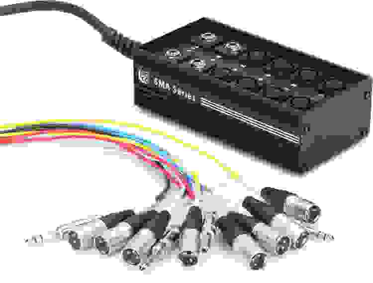 Pro Co SMA0804FBQ-50 SMA Series 8x4 Stage Snake with 1/4 inch Returns ...