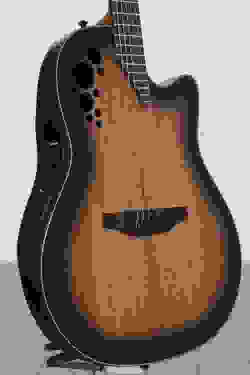 Ovation CS44P-ABLKW-G Celebrity Exotic Selection Acoustic-electric ...